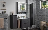 Fackelmann SBC STANFORD Gäste WC Set Braun